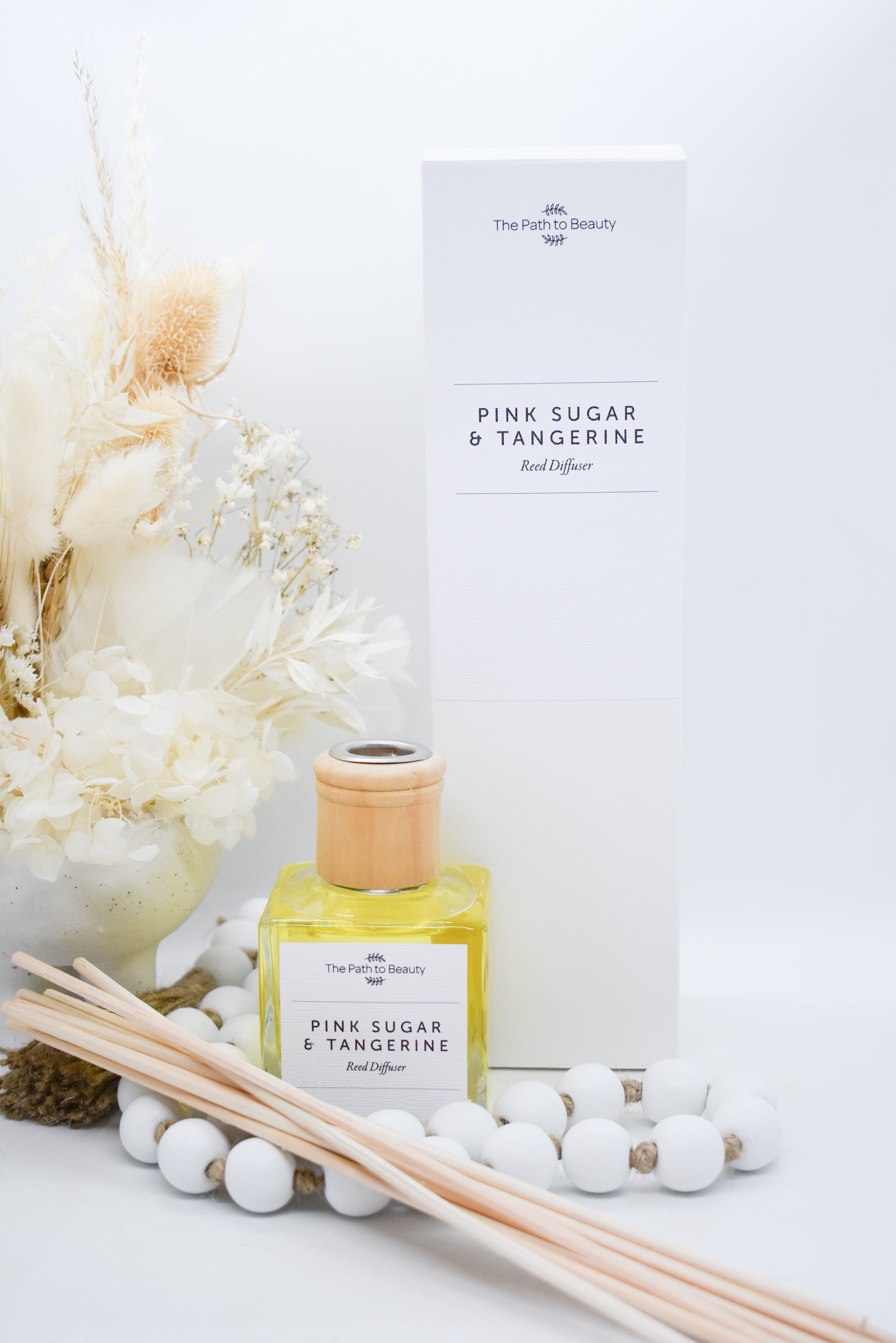 Pink Sugar & Tangerine Reed Diffuser – The Path to Beauty